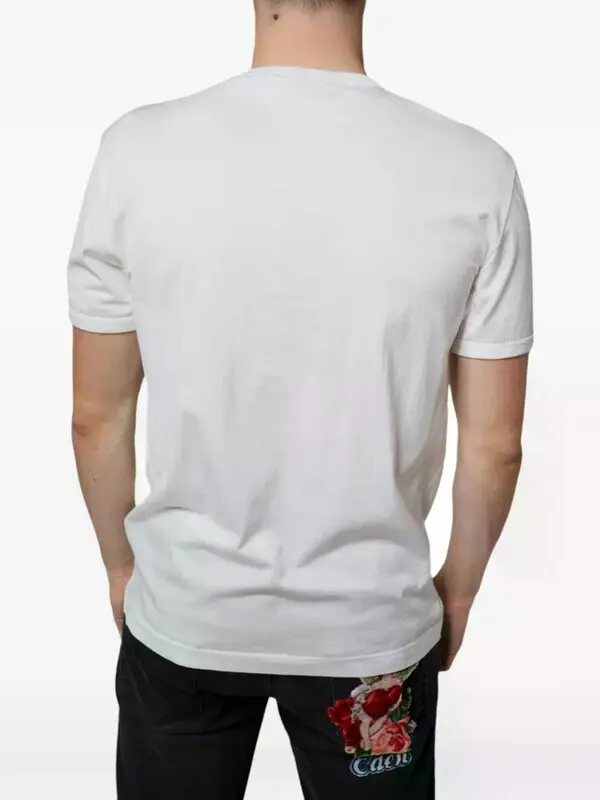 Dolce & Gabbana Embossed Crest-logo T-shirt