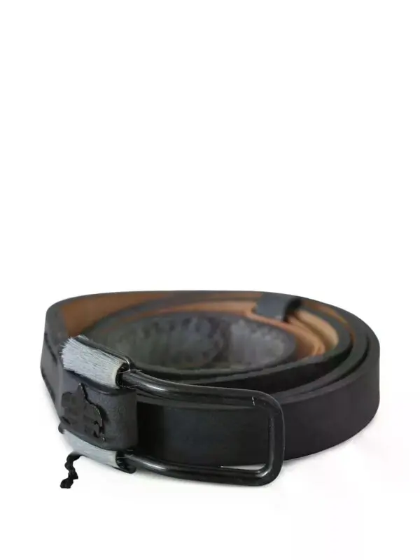 Ermanno Scervino Leather Belt - Black