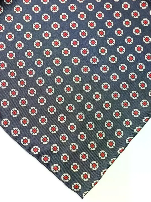 Dolce & Gabbana Patterned Silk Pocket Square