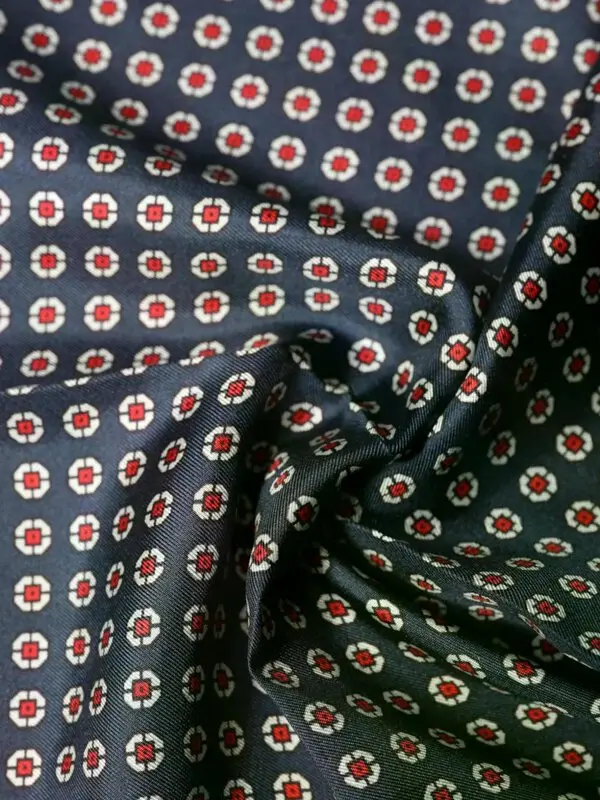 Dolce & Gabbana Patterned Silk Pocket Square