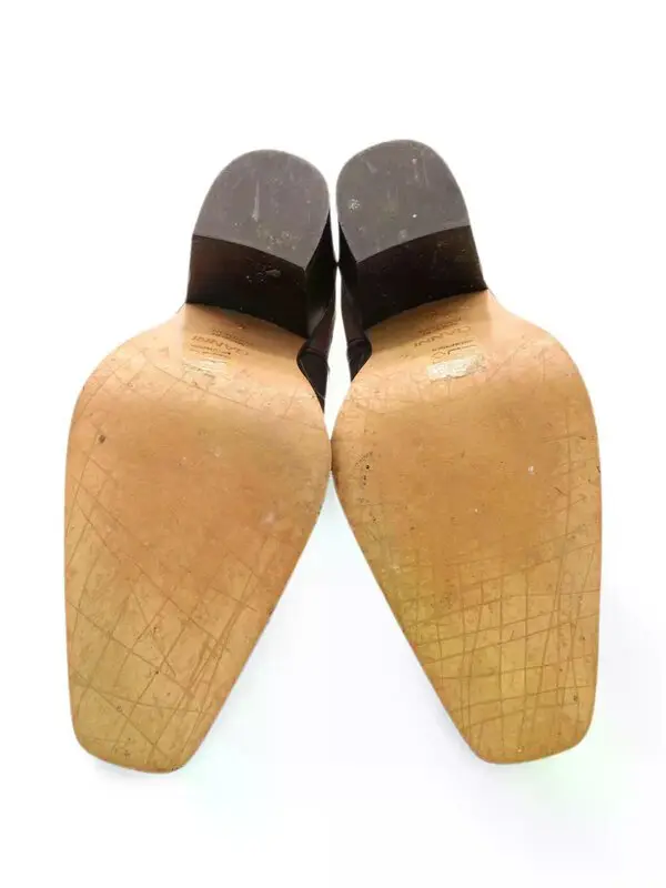 GANNI Crocodile-effect Ankle Boots