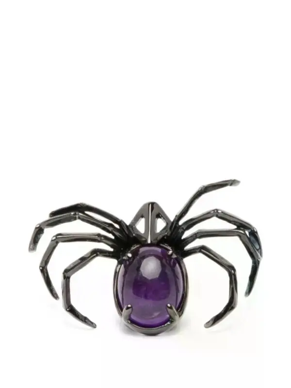 Yohji Yamamoto Spider Motif Pin - Black