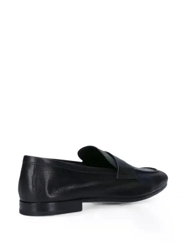 Prada Logo-print Leather Loafers