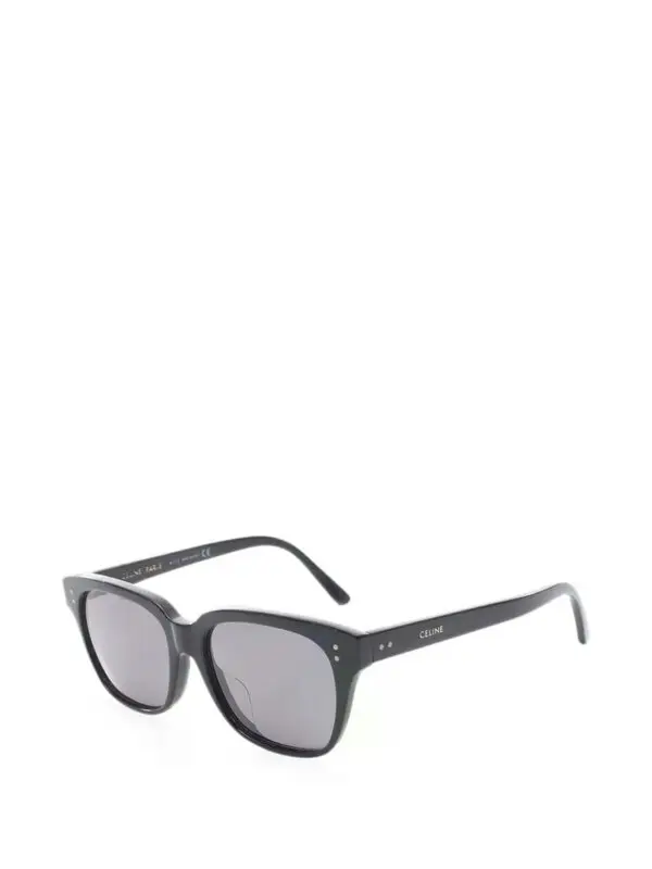 Celine Square Frame Sunglasses With Silver-tone Studs