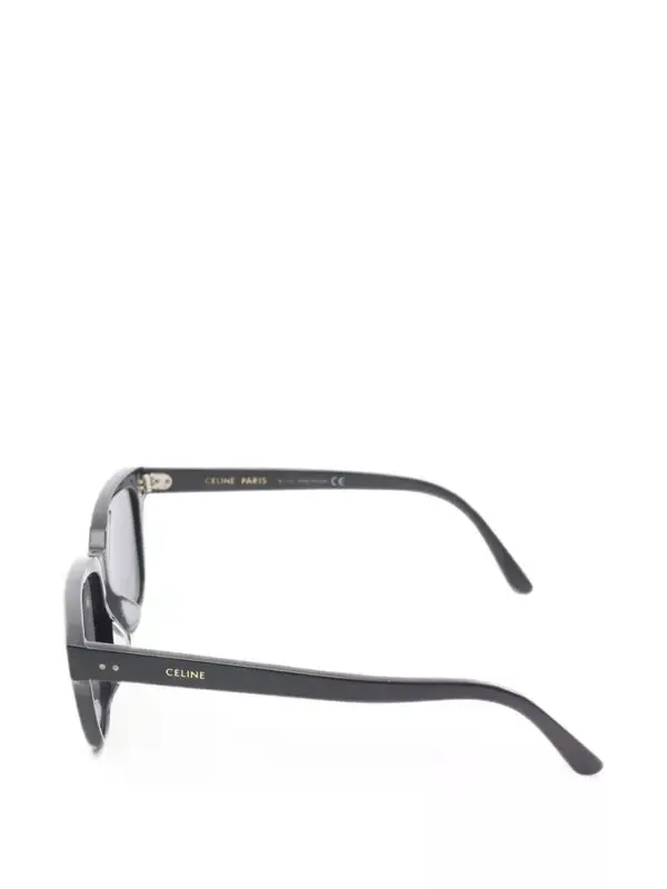 Celine Square Frame Sunglasses With Silver-tone Studs