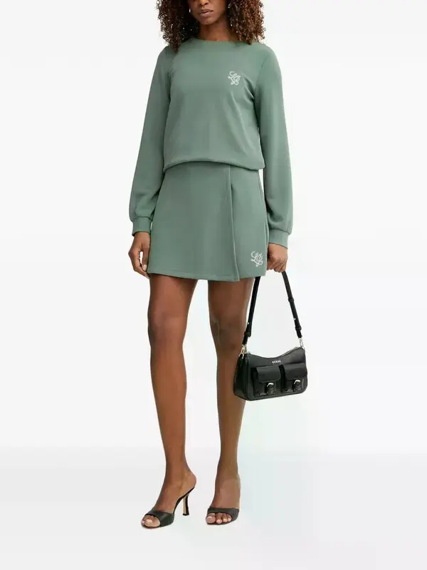 Liu Jo Logo Embellished Crew Neck Sweatshirt