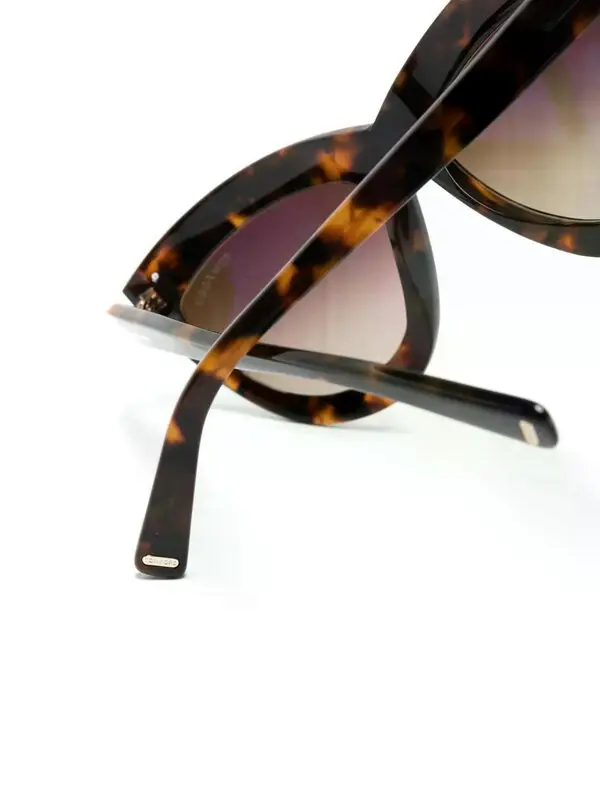 TOM FORD Butterfly Frame Sunglasses - Brown