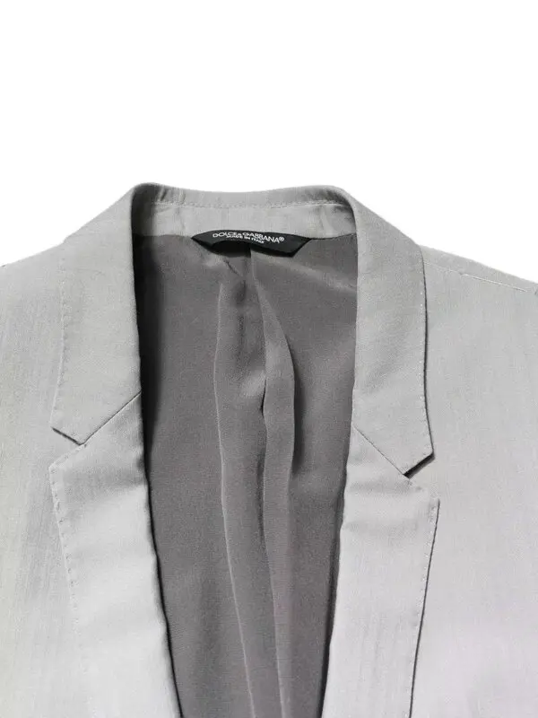 Dolce & Gabbana Gold Notched-lapel Single-breasted Suit