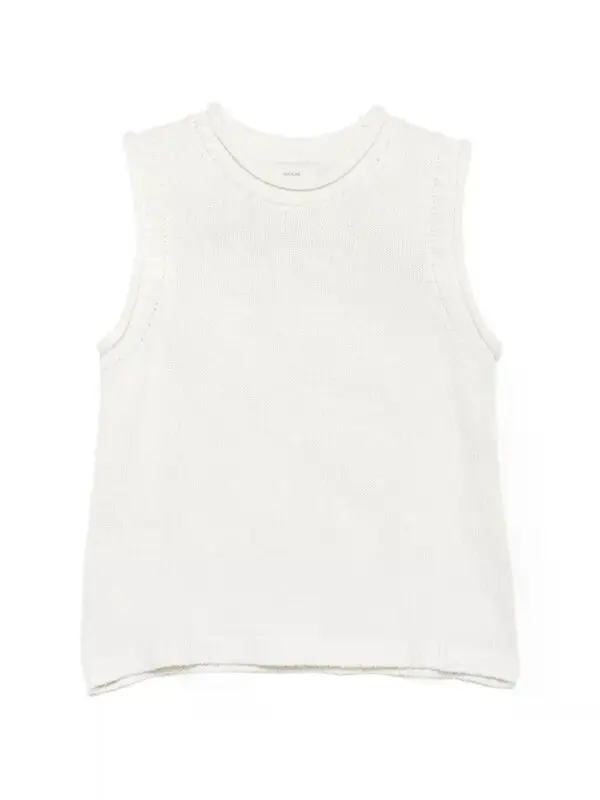Loulou De Saison Effy Sleeveless Vest - White