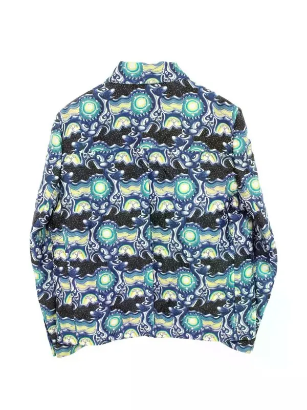 Dior 2010s X Kenny Scharf Zip-up Bomber Jacket