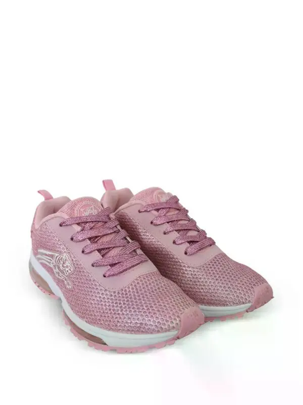 PLEIN SPORT Glitter Effect Mesh Sneakers