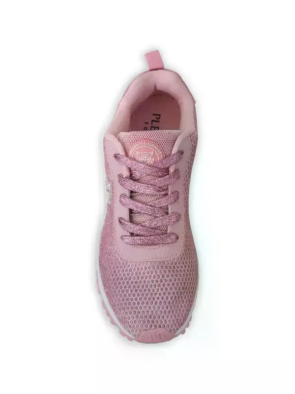 PLEIN SPORT Glitter Effect Mesh Sneakers
