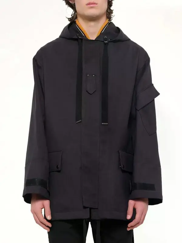 LANVIN Side-zip Hooded Parka