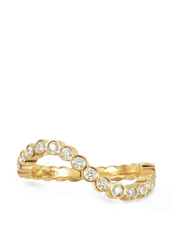 Sophie Bille Brahe Courant Sky Diamond Ring - Gold