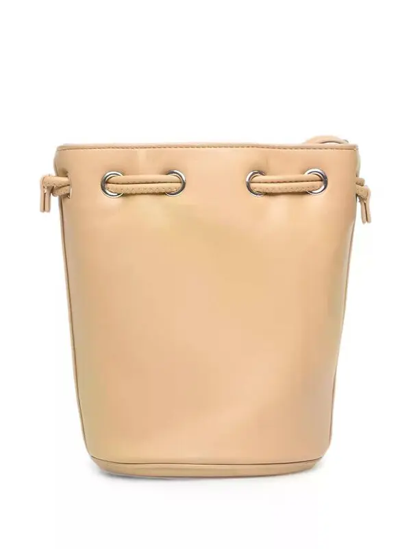 Calvin Klein Embossed Logo Drawstring Bucket Bag