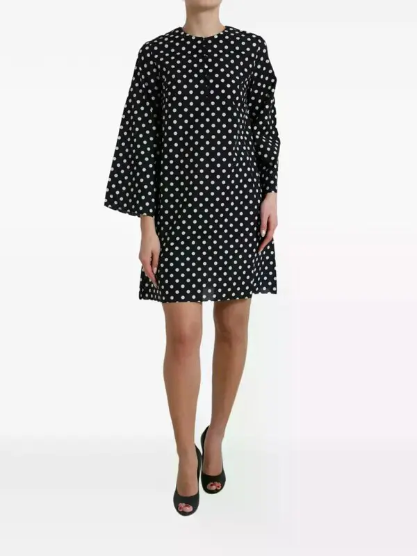 Dolce & Gabbana Polka Dot Mini Shift Dress