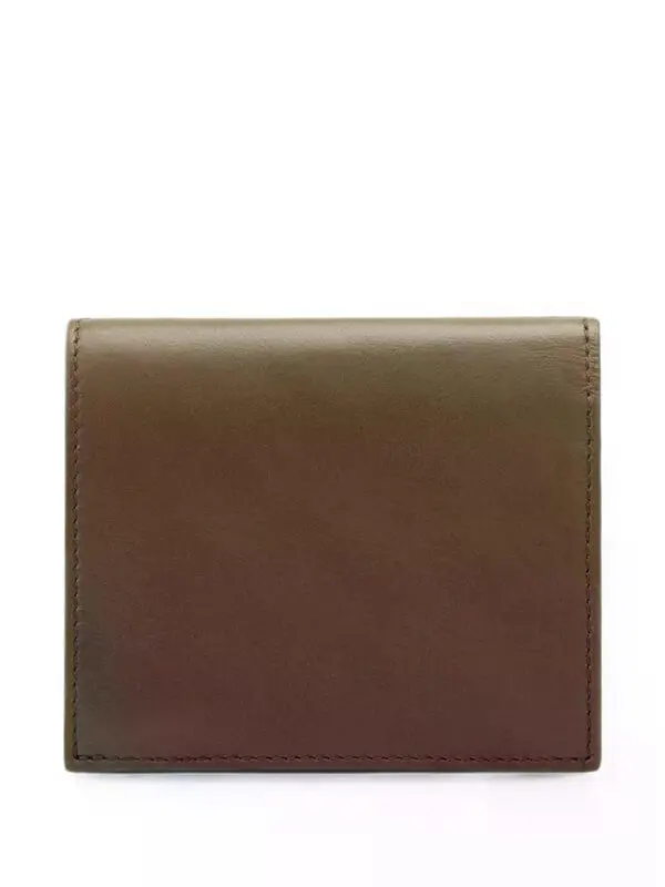 AMI Paris Cowhide-leather Bifold Wallet With De Coeur