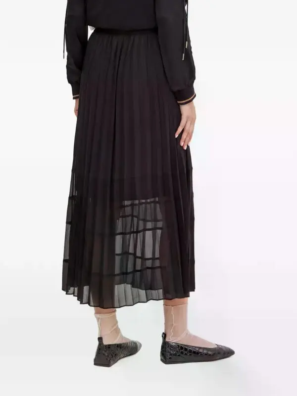 MORGAN Pleated Midi Skirt