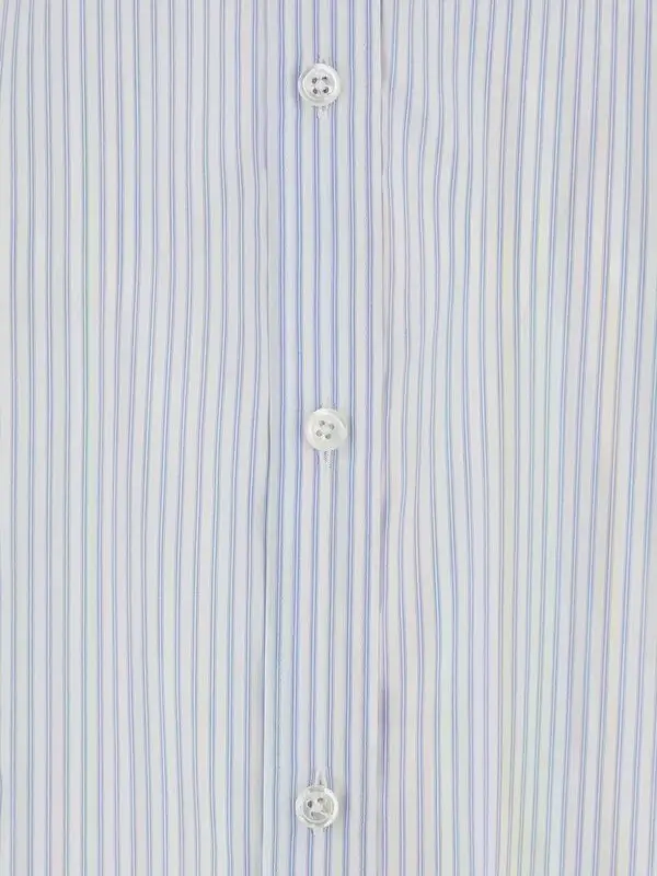 THE ROW Striped Contrast Detail Shirt