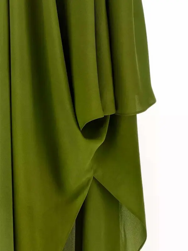 TOM FORD Asymmetrical Hooded Dress In Silk