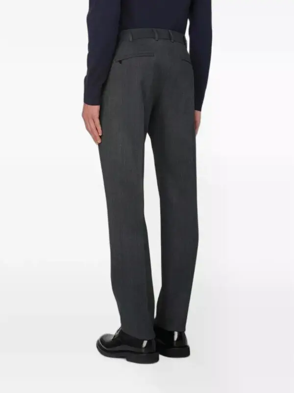 PT TORINO Mélange-effect Tailored Trousers