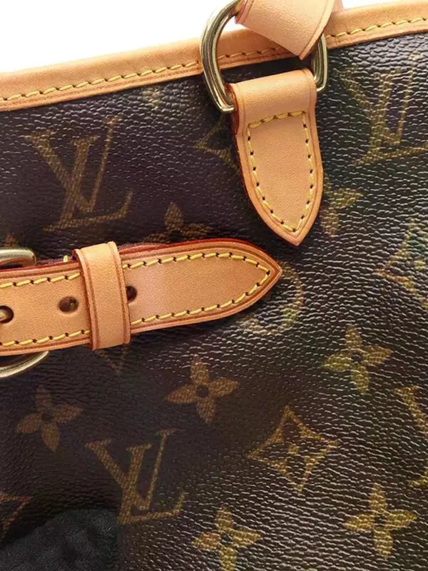 LOUIS VUITTON Monogram Batignolles Vertical Tote Bag - Brown