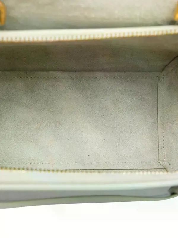 Celine Nano Grained Calfskin Belt Bag Satchel - Grey