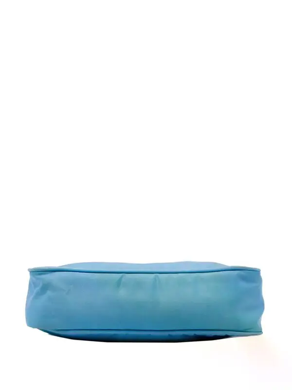 Prada Mini Tessuto Re-edition Shoulder Bag - Blue