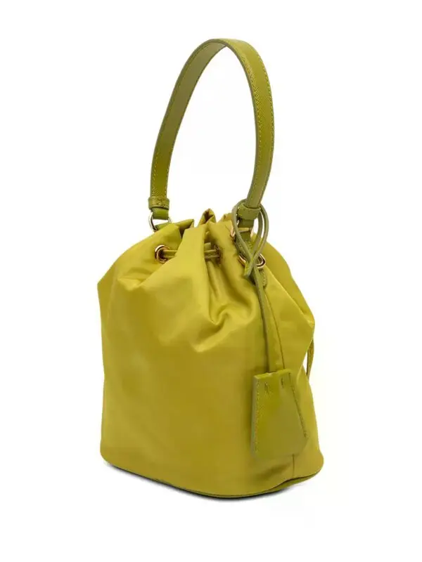 Prada Mini Re Nylon Re Edition 1978 Bucket Bag Satchel - Green