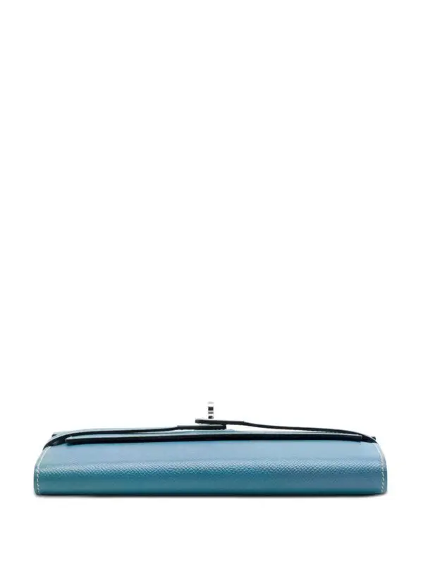 Hermès Epsom Kelly Long Wallet - Blue