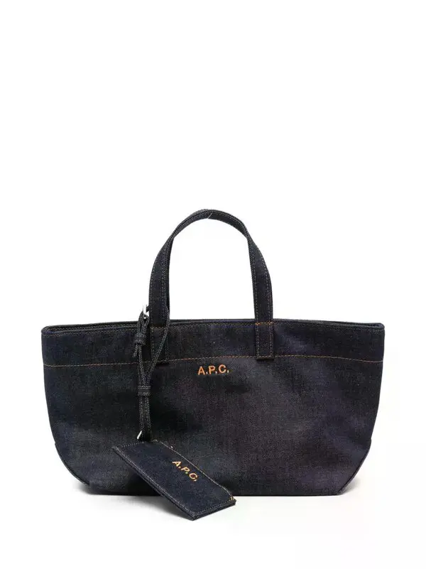 A.p.c. Small Le Drummer Denim Tote Bag - Blue