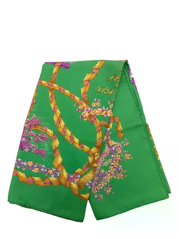 Hermès 2000-2026 Le Sacre Du Printemps Silk Scarf 90 Scarves - Green