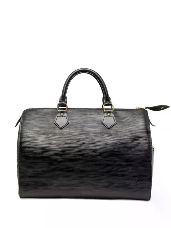 LOUIS VUITTON 1993 Epi Speedy 30 Boston Bag - Black