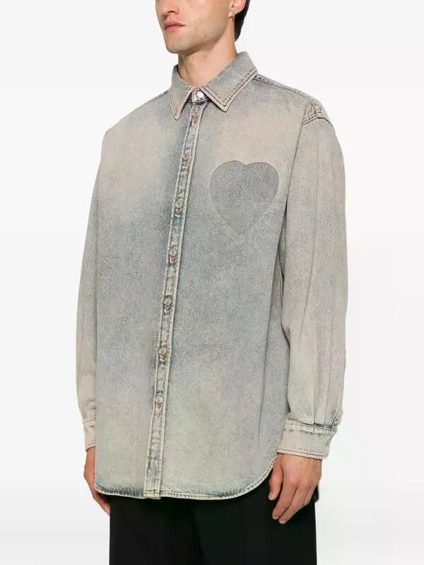 Moschino Heart-patch Shirt