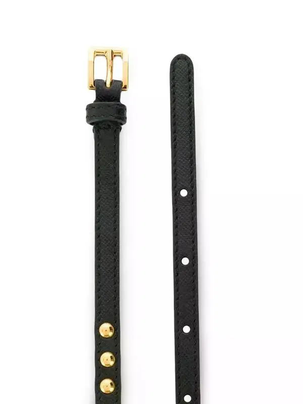 Prada Studded Leather Belt