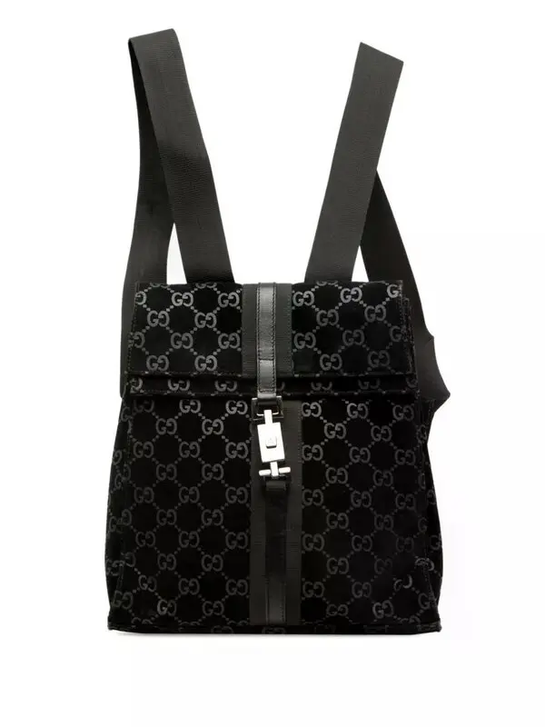 Gucci Gg Suede Jackie Backpack