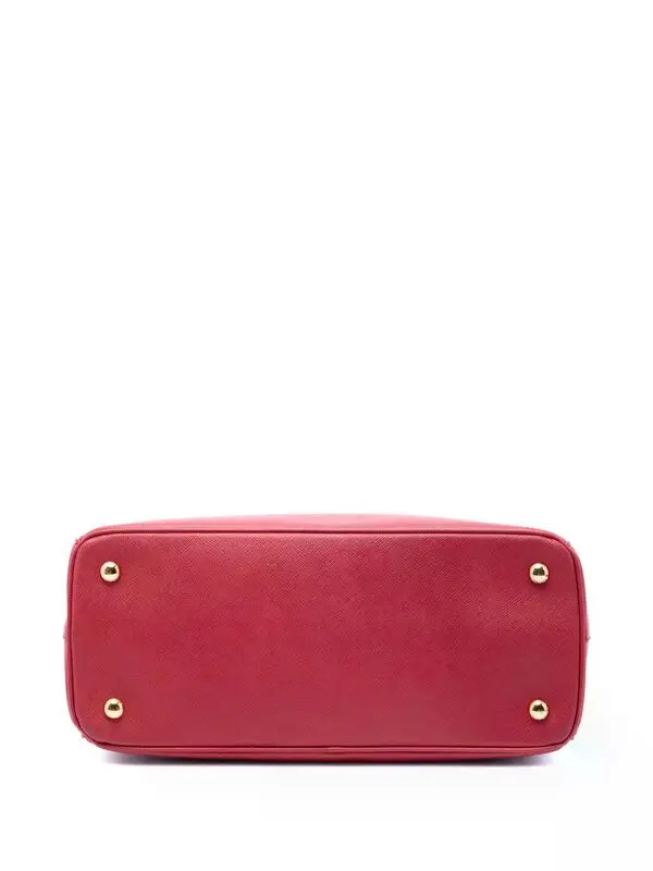 Prada Saffiano Lux Galleria Satchel - Red