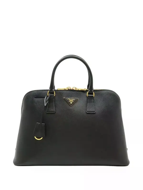 Prada Saffiano Lux Promenade Satchel - Black