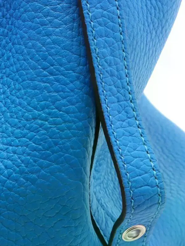 Hermès Clemence Picotin Lock 22 Handbag - Blue