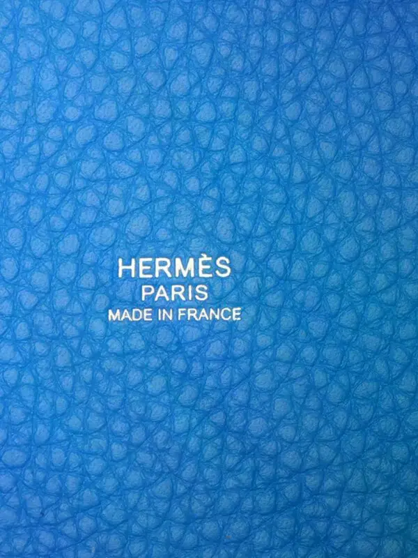 Hermès Clemence Picotin Lock 22 Handbag - Blue