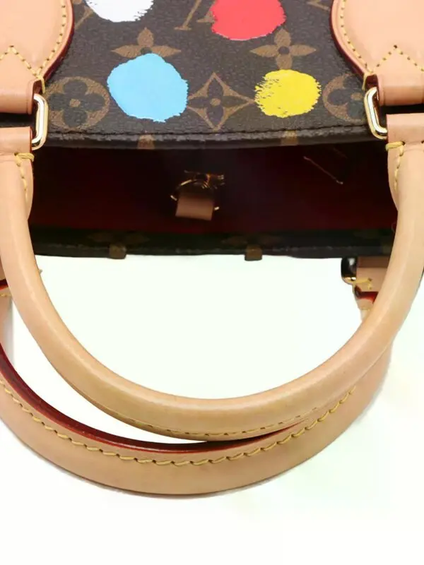 LOUIS VUITTON X Yayoi Kusama Monogram Onthego Pm Satchel - Brown