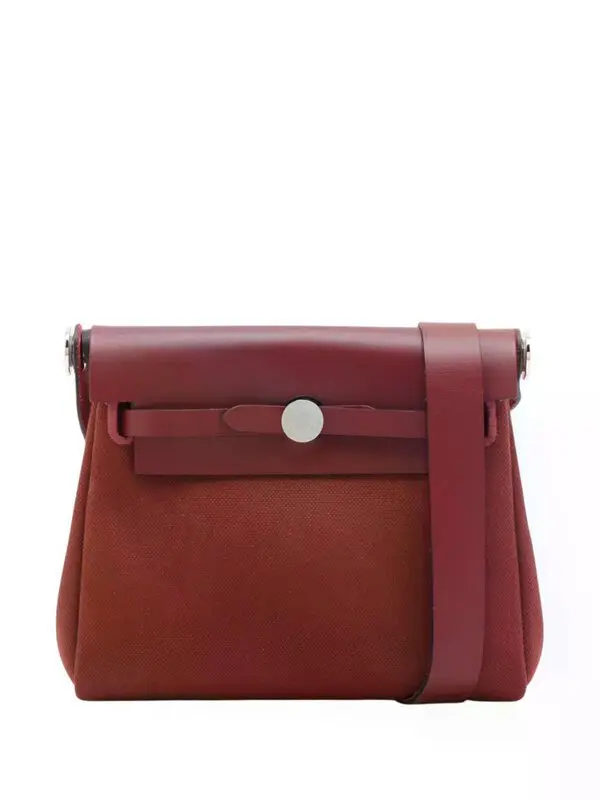 Hermès Herbag Zip 20 Crossbody Bag - Red