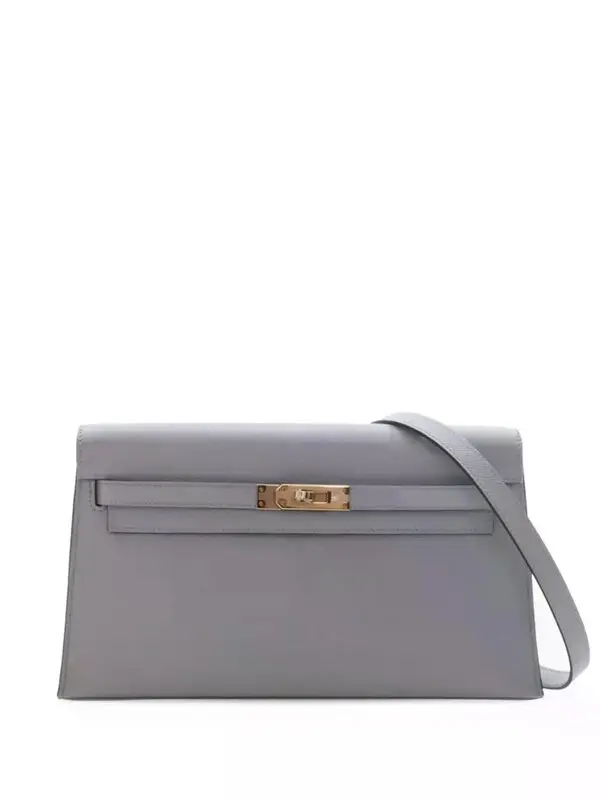 Hermès Epsom Kelly Elan Shoulder Bag - Grey