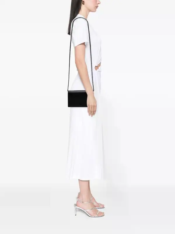 Gucci 2016-2026 Gg Marmont Calfskin Monochrome Wallet On Chain Crossbody Bag