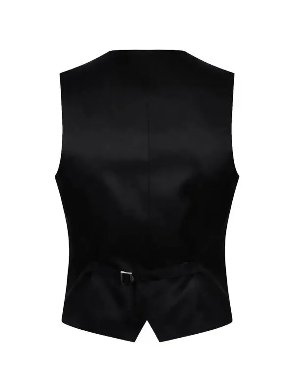 Dolce & Gabbana Pinstripe Pattern Shawl-lapel Waistcoat