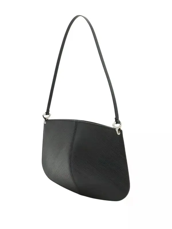 LOUIS VUITTON Epi Demi Lune Pochette Shoulder Bag - Black
