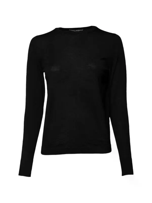 Dolce & Gabbana Fine-knit Round-neck Sweater