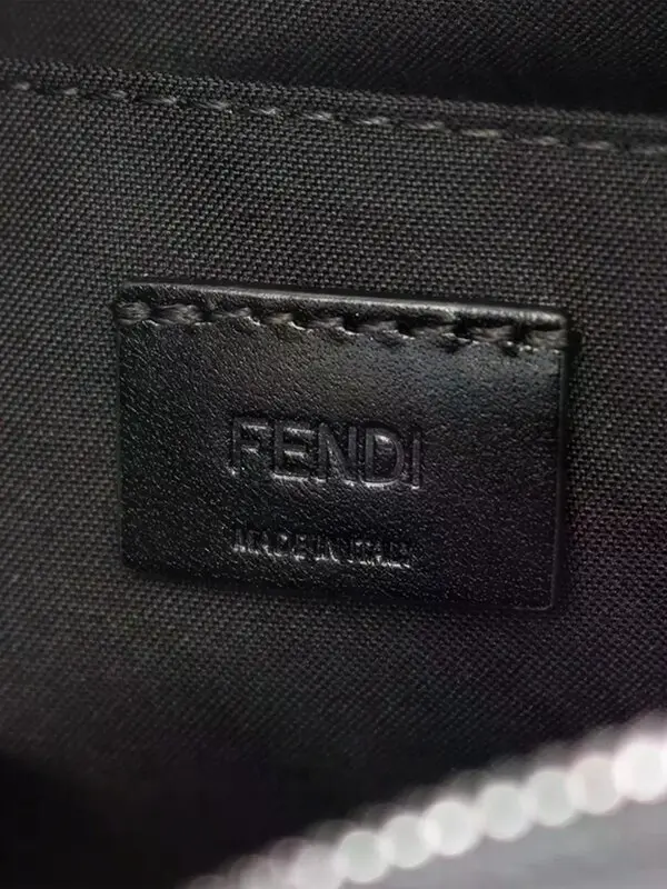 Fendi Leather Shoulder Bag - Black