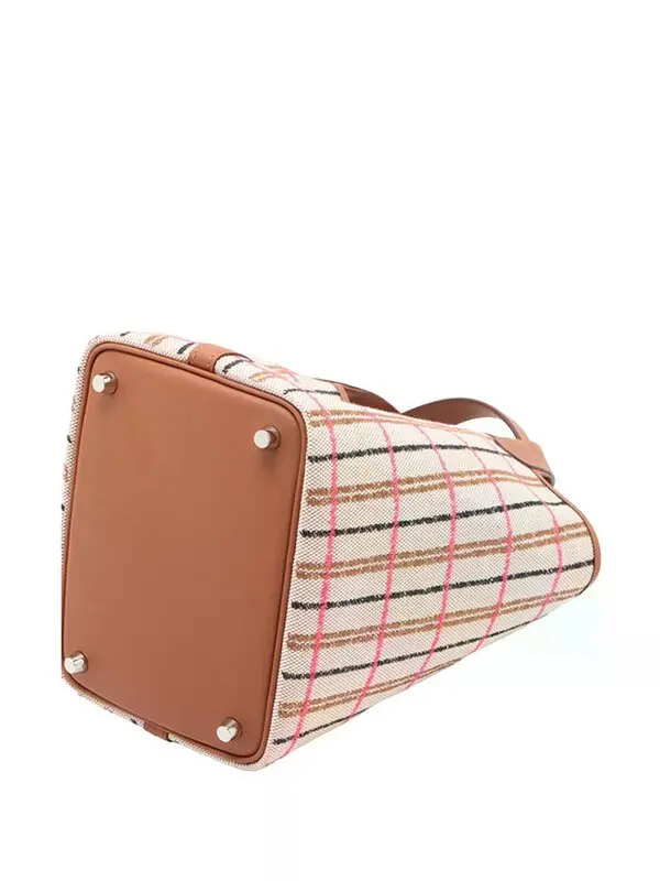 Hermès Toile H And Swift Picotin Lock 18 Handbag - Neutrals