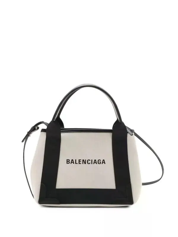 Balenciaga Navy Cabas Xs Satchel